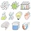 ANGOLIO Funny Science Sticky Notes - 30PCS Fun Labs Light Bulb Virus ...