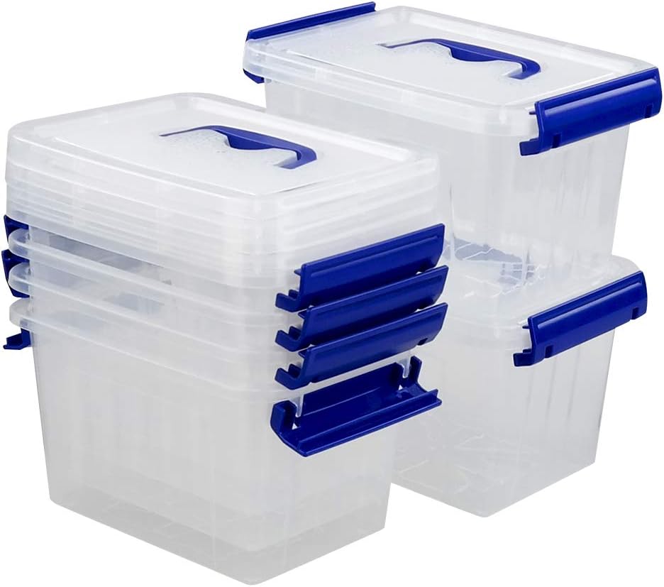 Really Useful Box 3 Litre Pack of 6 - Color: Clear : Amazon.co.uk: Home ...