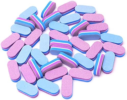 Amazon.com : Mini Nail Buffer Blocks, 100/180 Grit Sponge Buffing ...