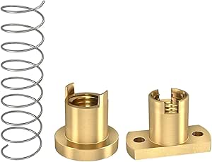 Amazon.com: APAAZO 2 Sets T8 Anti-Backlash Lead Screw Nut Brass POM ...