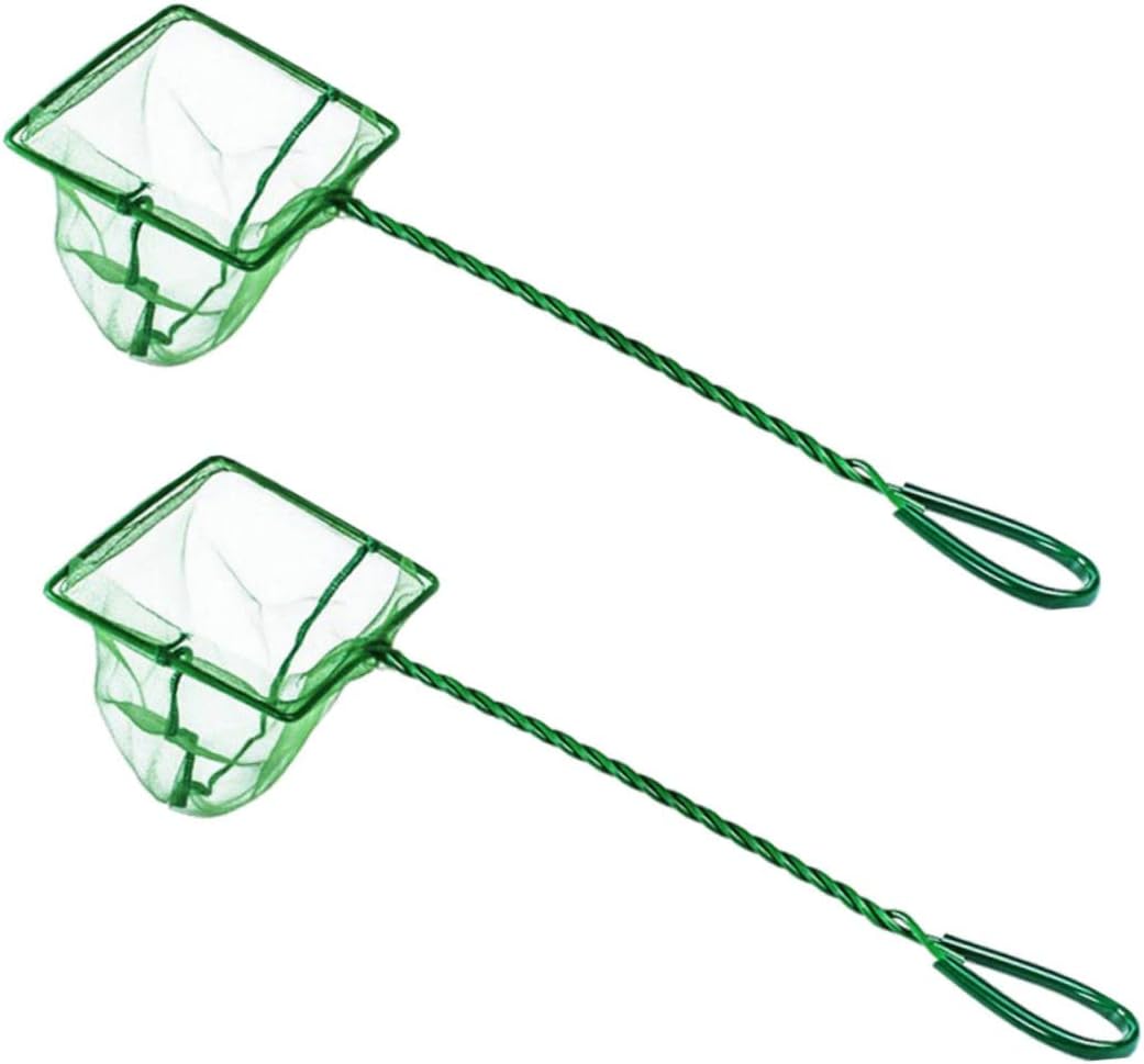 Amazon.com: 2pcs Fishing Net Fishing Rod Square Tool Fishing Nets for ...