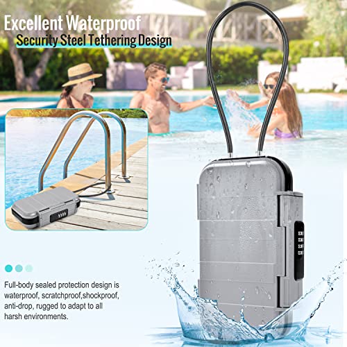 Snapklik.com : BKNOOU Travel Safe Lock Box,Portable Safe For Travel ...