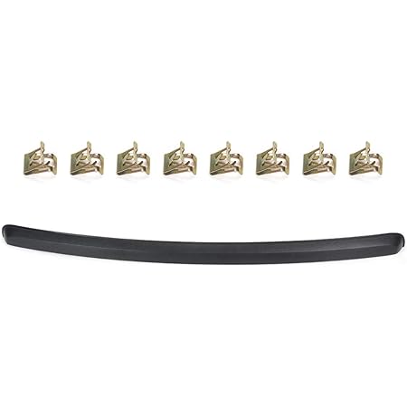 Amazon.com: ECOTRIC Truck Hood Molding Trim Moulding Without Chrome ...