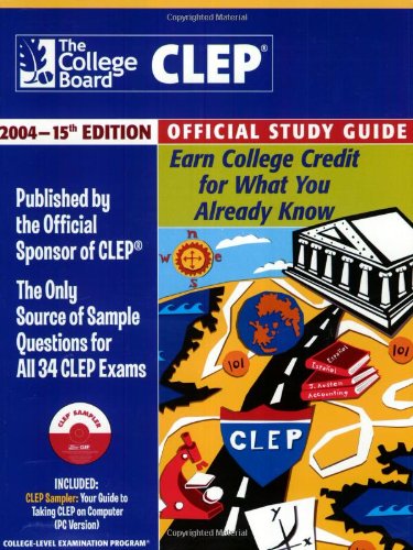 Clep Official Study Guide 2004: Amazon.co.uk: 9780874477023: Books