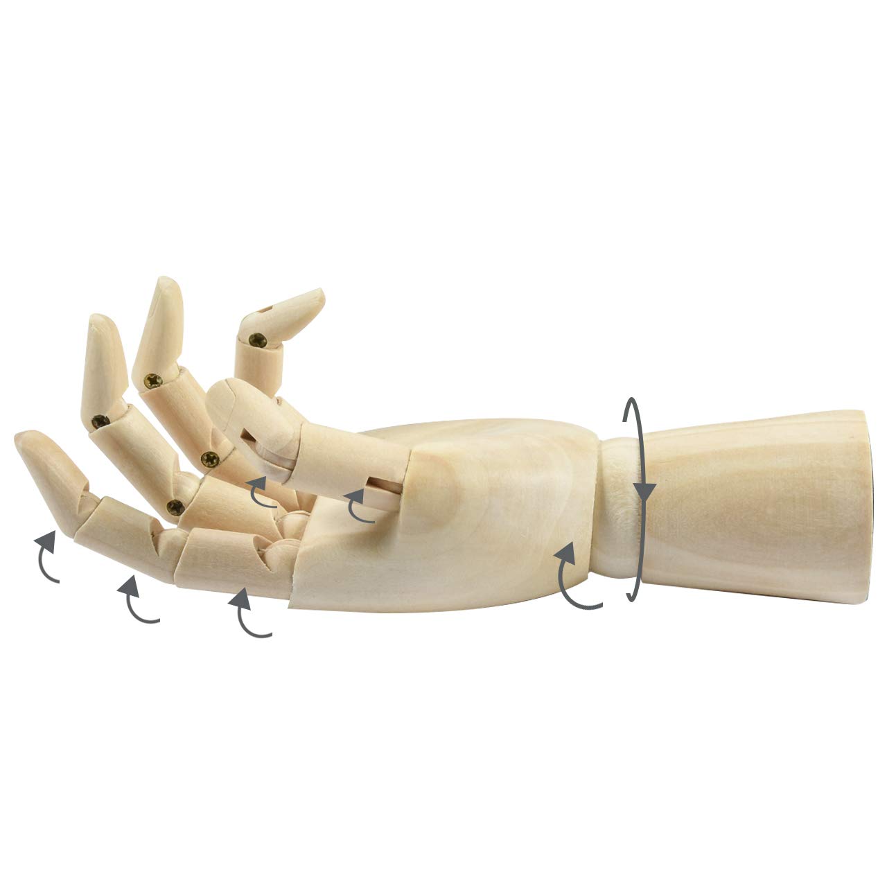 Snapklik.com : CM 7" Wooden Articulated Figure Manikin Hand Artist ...
