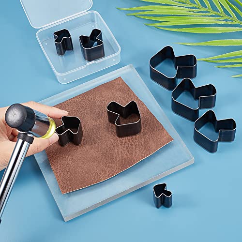 SUPERDANT 8 Sizes Leather Punch Mushroom Shape Hole Punch Leather Craft ...