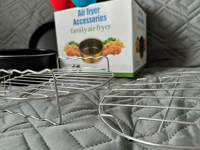 Air Fryer Accessories Set, 13pcs Air Fryer Accessory Kit for Most 3.8-5 ...