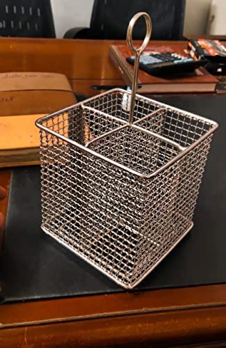 Steel edge Stainless Steel Spoon Cutlery Holder, Cutlery Stand for ...