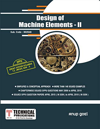 Design of Machine Elements -II for SPPU 15 Course (TE - II - Mech ...