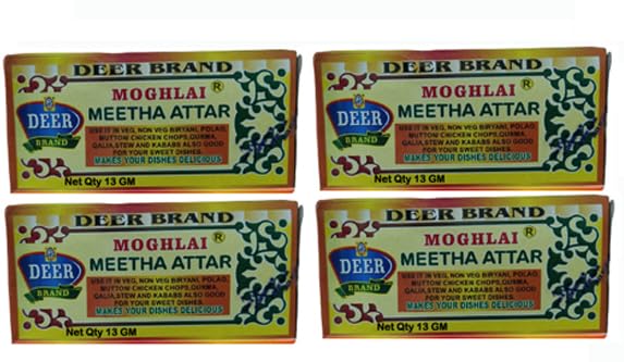 DEER BRAND Mughlai Meetha Attar 13gPack of 4 Biryani Mughlai Mitha ...