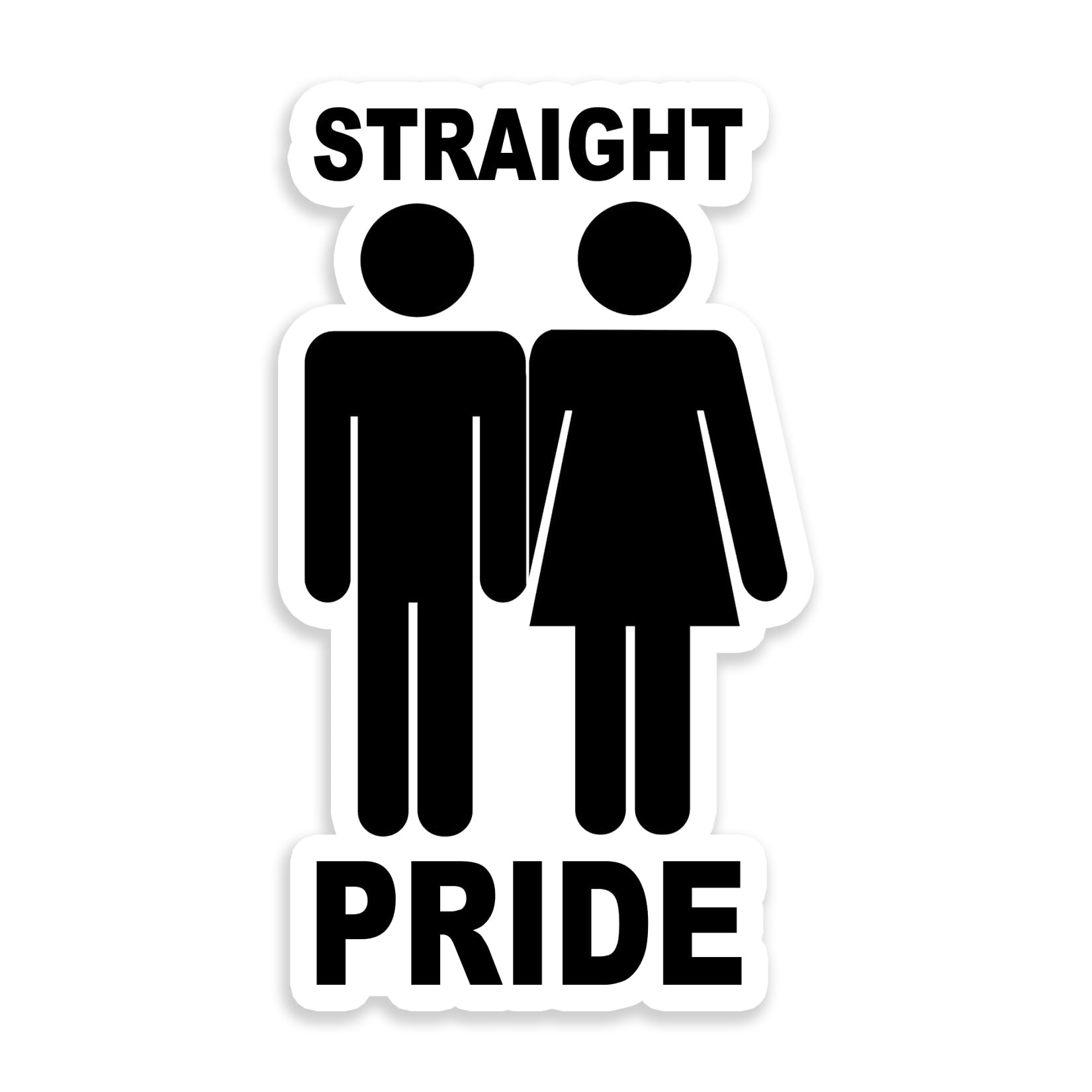 Amazon.com - Straight Pride Sticker Decal Notebook Car Laptop 3.25"x5.5 ...