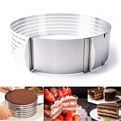 Buy Baker's Cutlery™ Adjustable Layered Cake Slicer Leveler,6-8 Inch ...