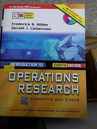 Buy Introduction To Operations Research:Concepts And Cases (With CD ...