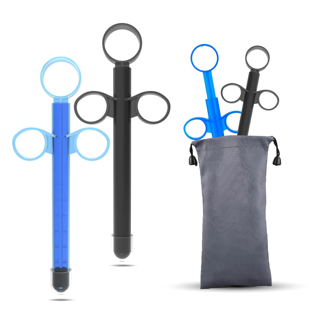 Amazon.com: Lube Injector Syringe Reusable Long is Soft and Slim. Lube ...