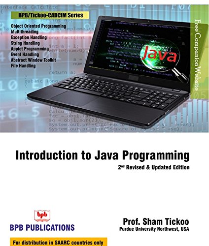 Introduction to Java Programmng: Tickoo, Sham: 9789386551184: Amazon.com: Books