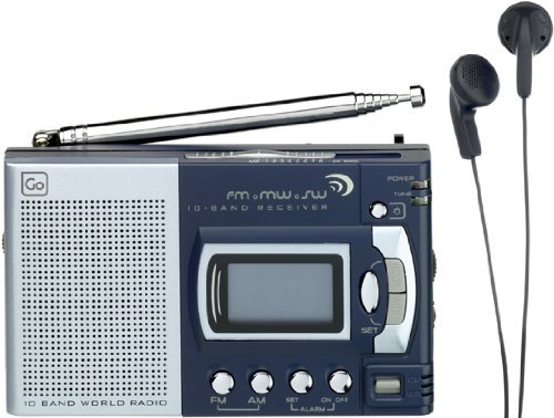 Buy Design Go AM FM World Shortwave Radio 10 Band Receiver & Alarm ...