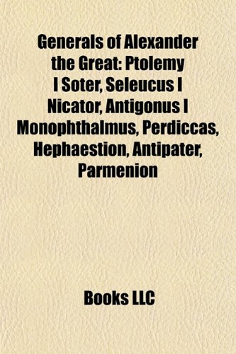 Amazon.co.jp: Generals of Alexander the Great: Ptolemy I Soter ...