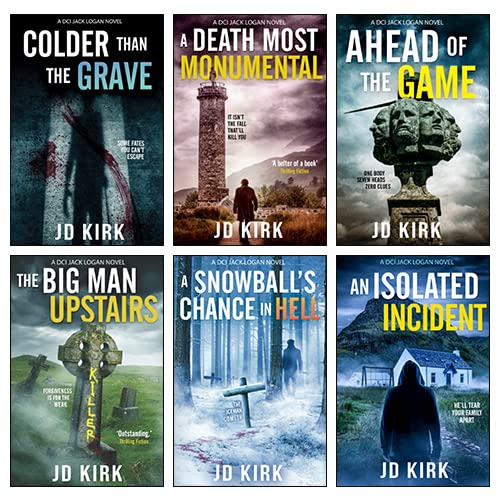 DCI Logan Crime Thrillers 6 Book Collection Set By JD Kirk (The Big Man ...