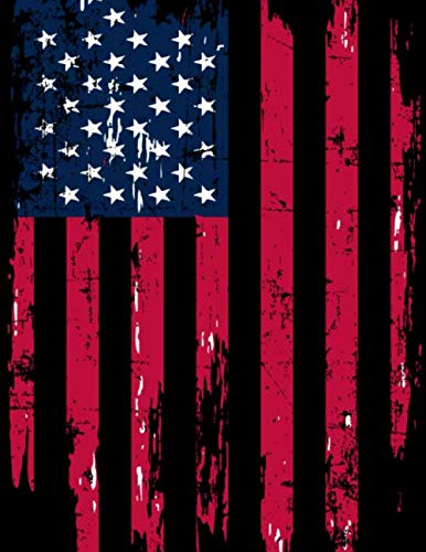 American Flag Notebook: Vintage, Patriotic, Military Writing Journal ...