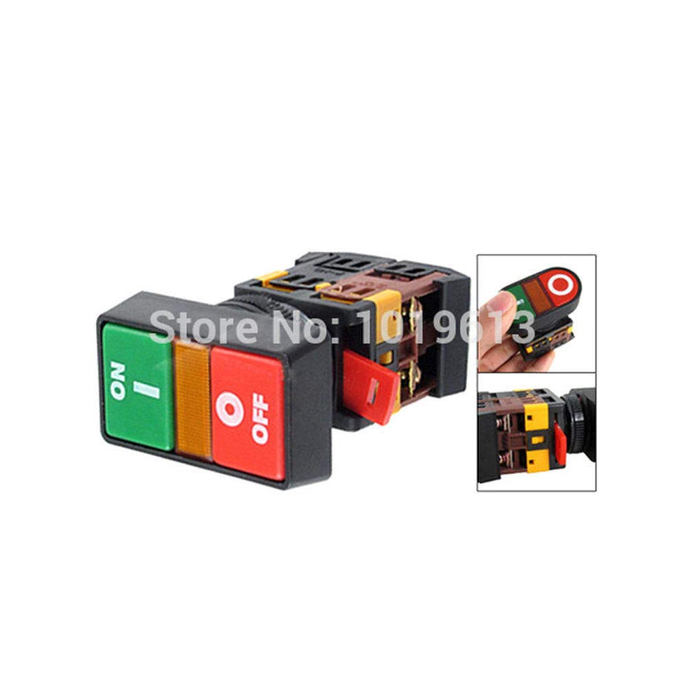 Apbb 22n 1pcs 220v Ac Yellow Light On Off Start | Desertcart INDIA