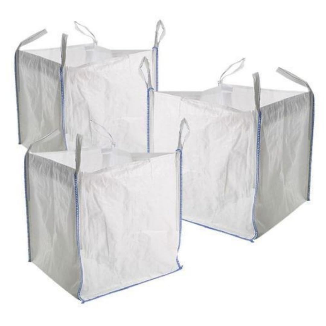 Buy 2 x New FIBC Bulk Builders Garden Jumbo 1 Ton Bag Waste Sacks with ...
