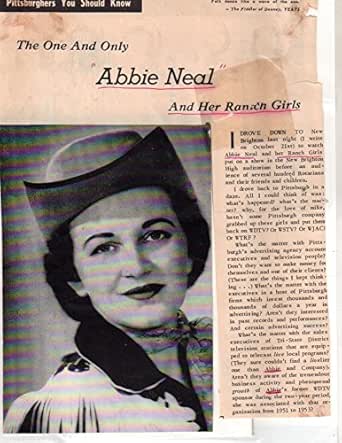 Abbie Neal and the Ranch Girls original clipping magazine photo 1pg ...