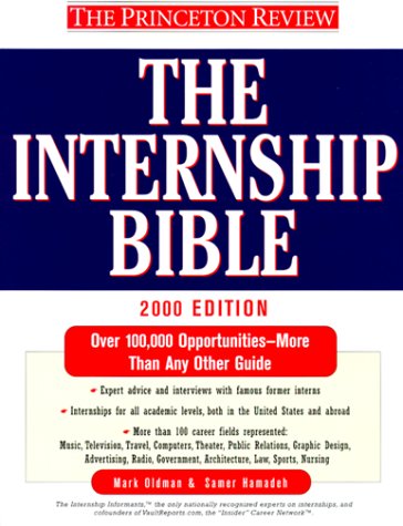 Internship Bible, 2000 Edition: 9780375754159: Reference Books @ Amazon.com