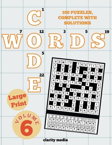 Amazon.com: Large Print Codewords Volume 6: 9781544294711: Media ...