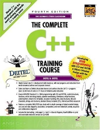 Amazon.com: The Complete C++ Training Course, 4th Edition ...