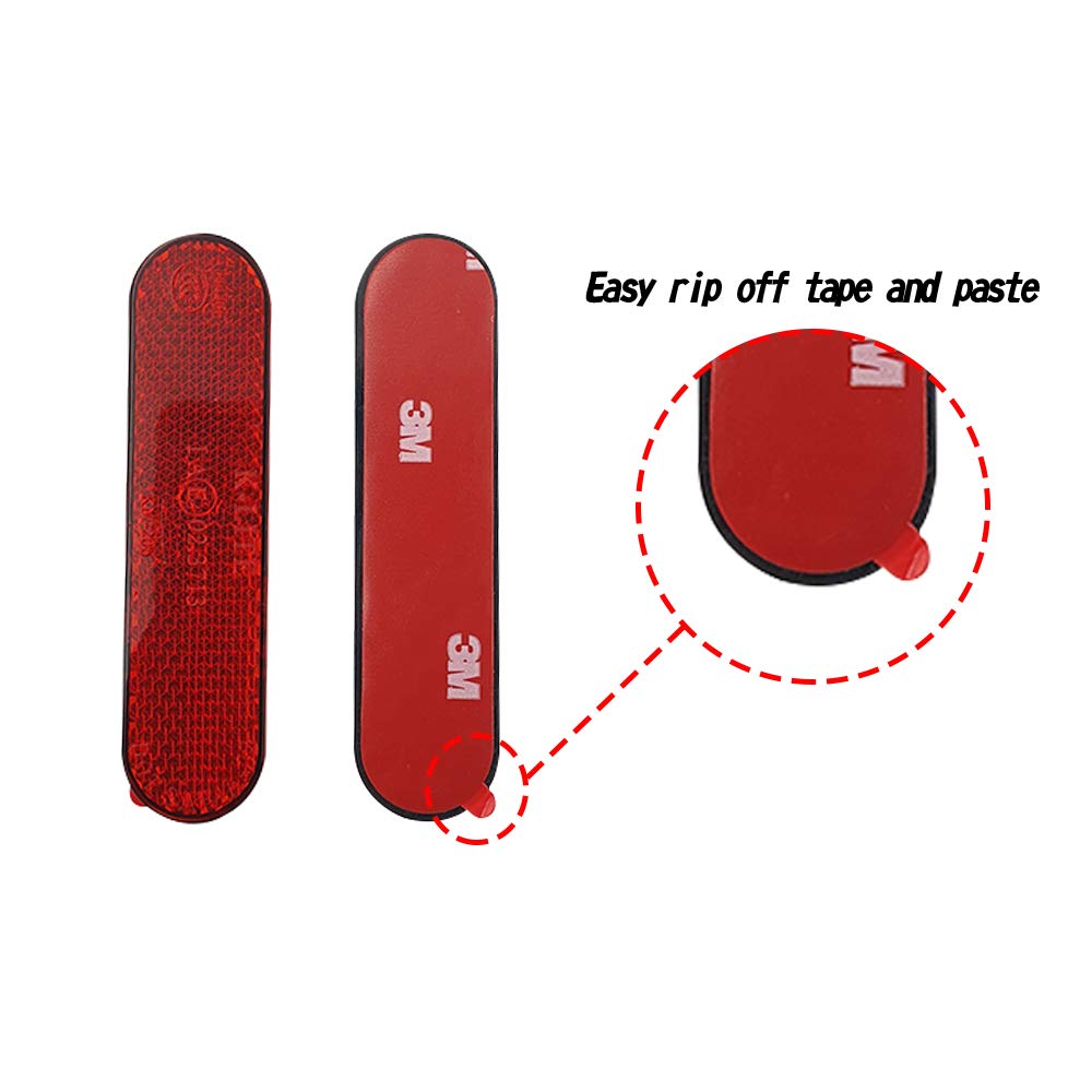 Snapklik.com : Stick-on Rectangular Reflectors - Safety Reflective ...