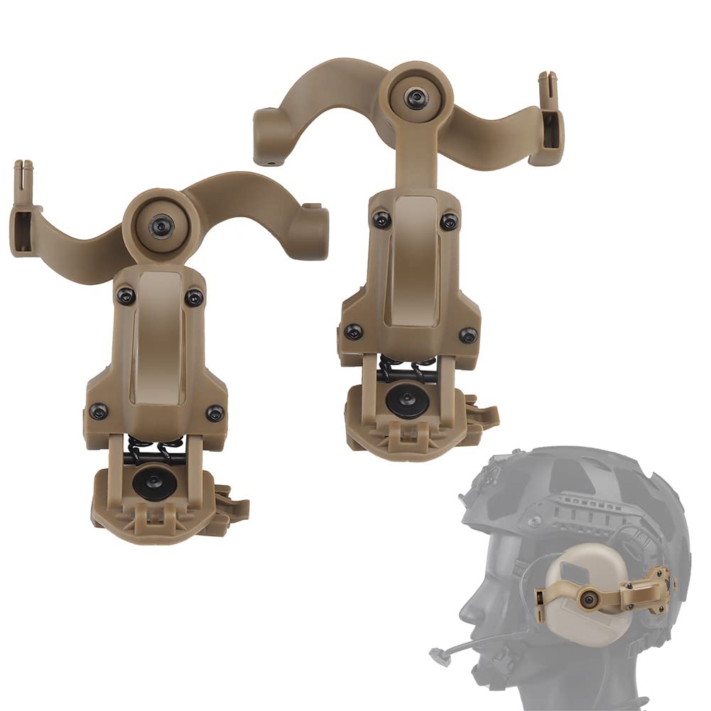 Buy Headset Helmet Rail Adapter, Multi-Angle Adjustable Suspension ...