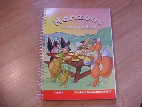 Amazon.com: Horizons: Learning to Read; Level A; Teacher's Presentation ...