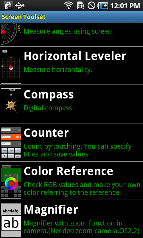 Screen toolset 19 - App on Amazon Appstore