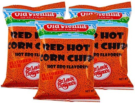 Amazon.com: Old Vienna of St Louis (Red Hot Riplets Hot BBQ Flavored ...
