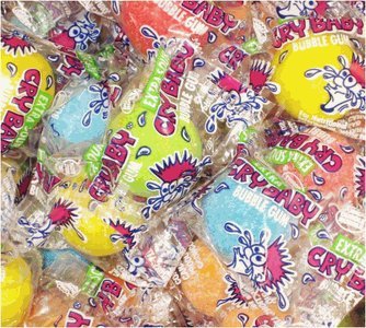 Amazon.com : Cry Baby Sour Bubble Gum 5lb Bag : Chewing Gum : Grocery ...