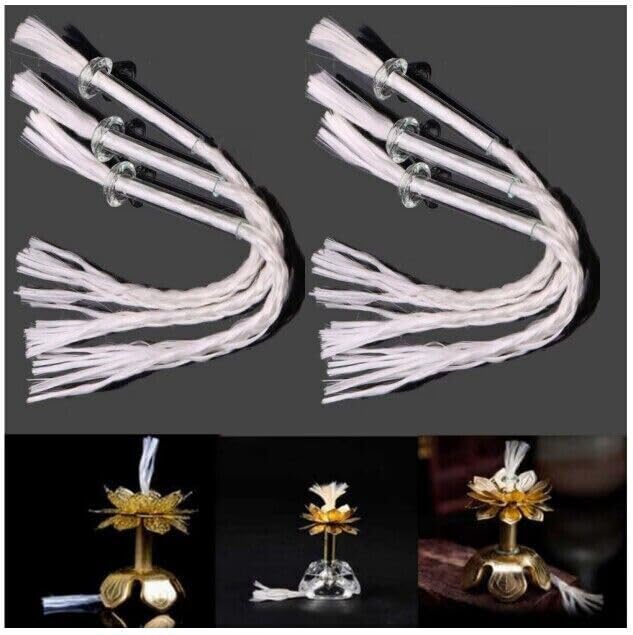 Amazon.com: 6Pcs Kit DIY Torch Wick Holders Fiber with Glass Washer ...