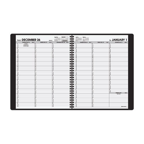 Amazon.com : AT-A-GLANCE Recycled Weekly Appointment Book, 8 x 11 ...