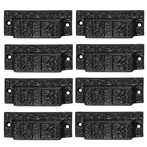 Shristy Hardware "Emmor Black Antique Iron Drawer Pull (Black Powder ...