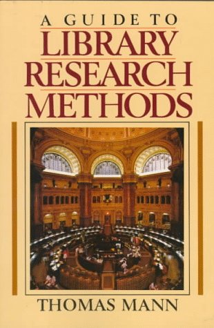 Amazon.com: A Guide to Library Research Methods: 9780195049442: Mann ...