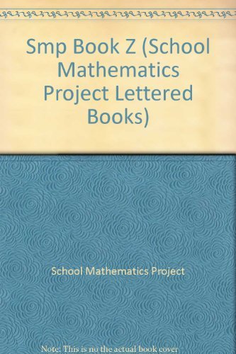Smp Book Z (School Mathematics Project Lettered Books) : School ...