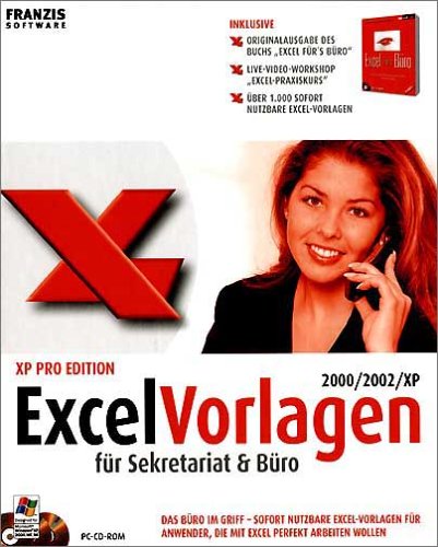 Amazon.co.jp: Excel-Vorlagen fuer Sekretariat und Buero. 2 CD-ROMs fuer Windows 98/ME/2000/NT ...