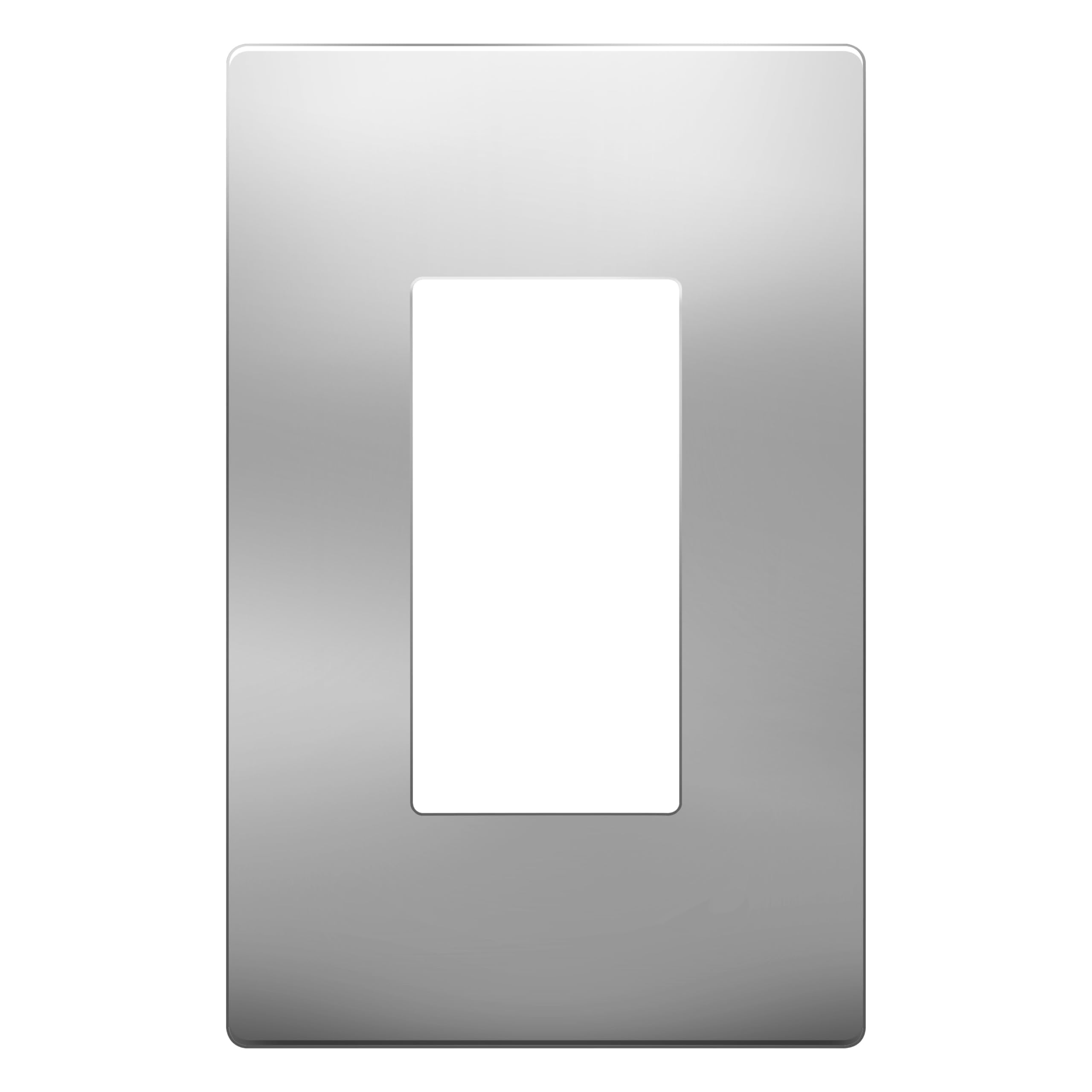 LIDER Screwless Metal-Surface Wall Plate, Decorator Switch Cover ...