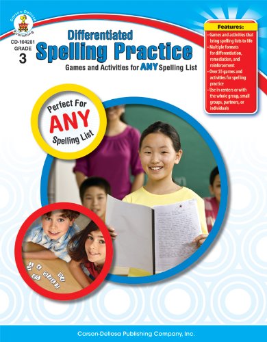 Buy Differentiated Spelling Practice, Grade 3: Games and Activities for ...