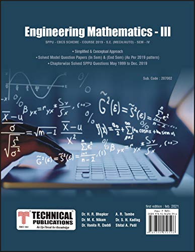 Engineering Mathematics - III for SPPU 19 Course (SE - IV - MECH ...