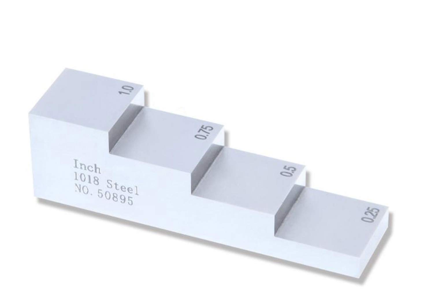 Buy HFBTE 4 Steps Ultrasonic Thickness Gauge Calibration Block 0.25'' 0 ...