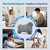 Amazon.com: Mixtrend Inflatable Lumbar Travel Pillow for Airplane ...