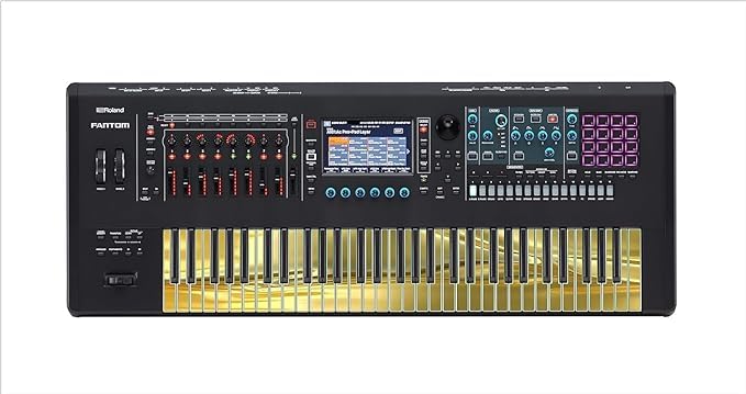 RHYTHM PRO All Models Keyboard/Piano Multicolour Rainbow PVC Vinyl ...