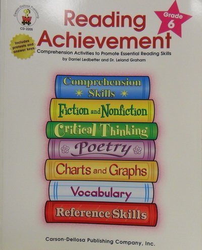 Amazon.com: Reading Achievement Grade 6: 9780887246340: Ledbetter ...
