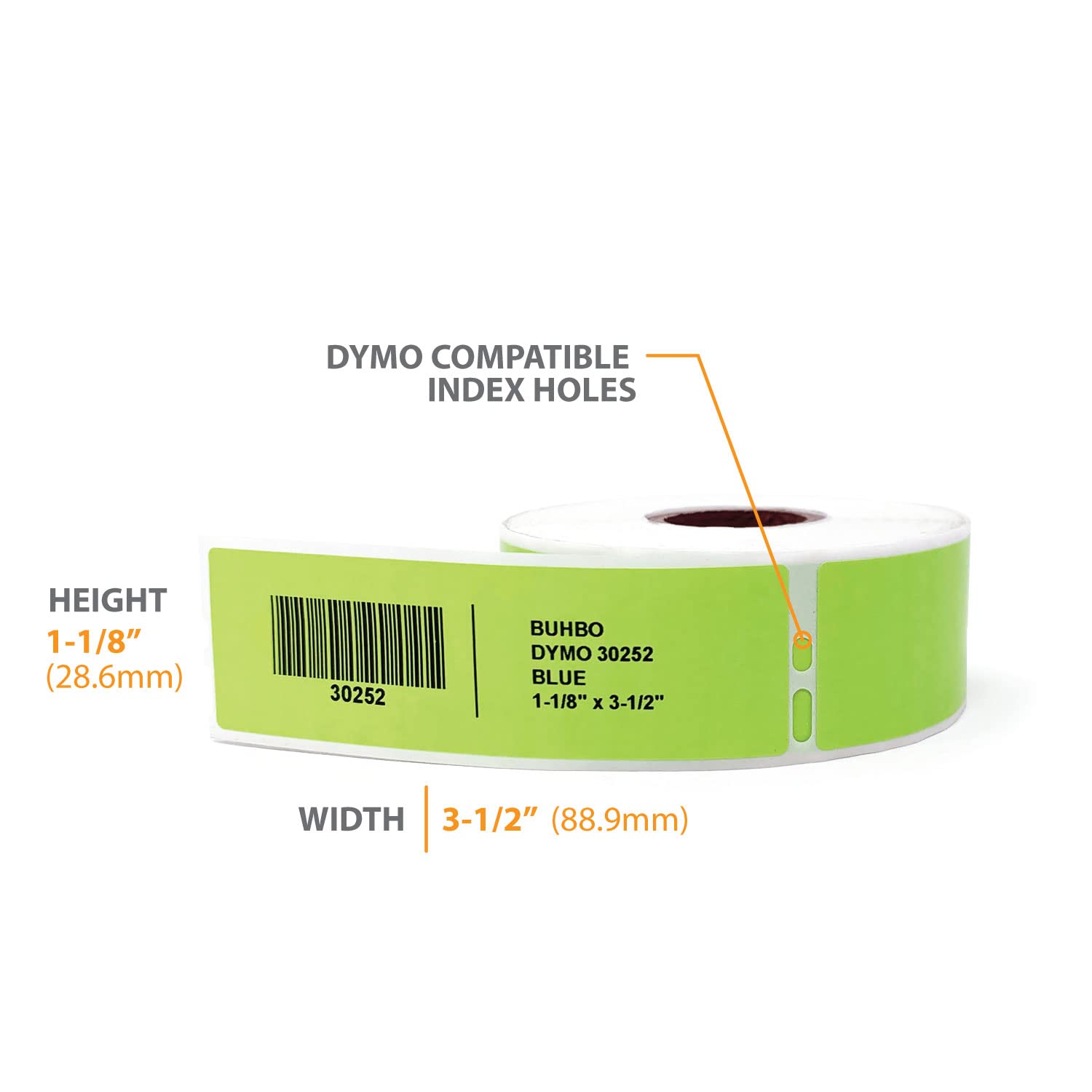 Address Barcode Labels 30252 BETCKEY Dymo Compatible Labels - 6 Rolls ...
