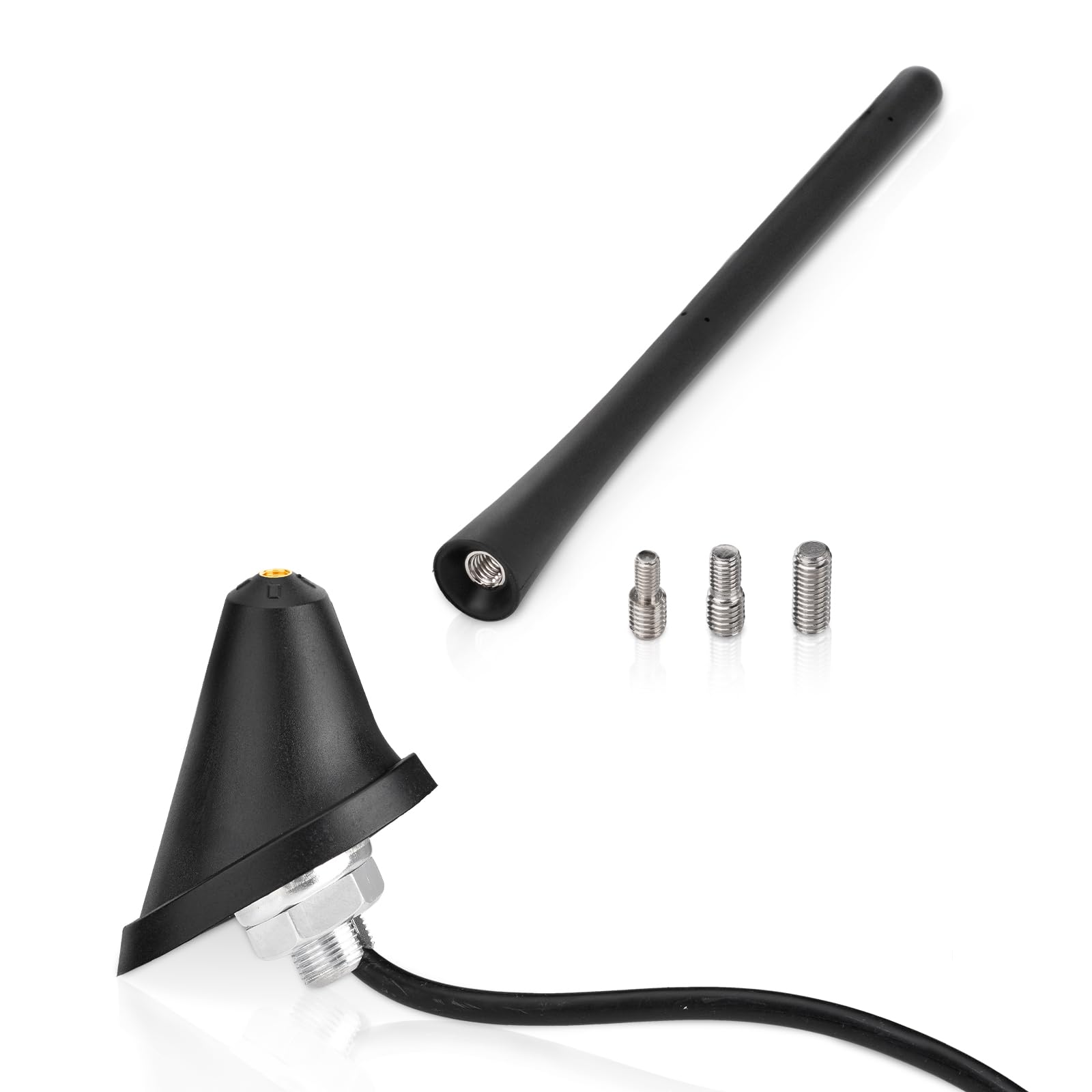 Amazon.com: Eightwood Universal Car Radio Rubber Antenna 7in, FM AM ...